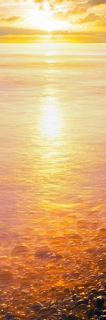 'View of Ocean During Sunset, Calumet Park Beach, La Jolla, San Diego ...