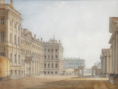 'View of the Anichkov Palace in St Petersburg, 1830s' Giclee Print ...
