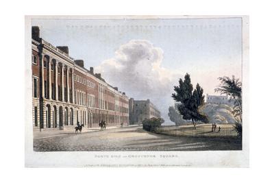 'View of the North Side of Grosvenor Square, Westminster, London, 1813 ...