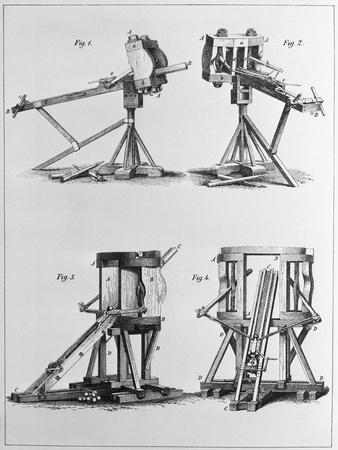 'View of Various Roman Catapults' Giclee Print | AllPosters.com