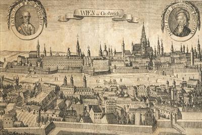 'View of Vienna at the End of 18th Century, Austria 18th Century Print ...