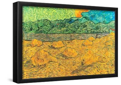 'Vincent Van Gogh Evening Landscape at Moonrise Art Print Poster ...