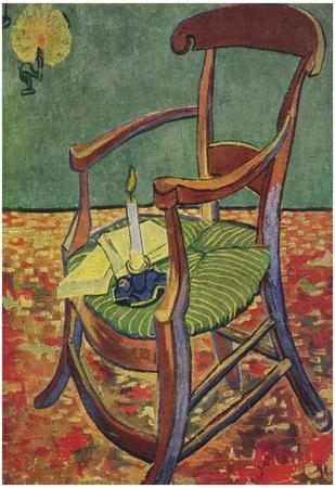 'Vincent Van Gogh (Paul Gauguin chair (The empty chair)) Art Poster ...
