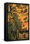'Pine Trees Against a Red Sky with Setting Sun' Prints - Vincent van ...