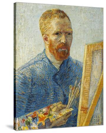 'Self-Portrait in Front of the Easel, 1888' Stretched Canvas Print ...