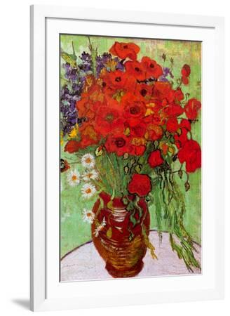 'Vincent van Gogh Still Life Red Poppies and Daisies' Art - Vincent van ...