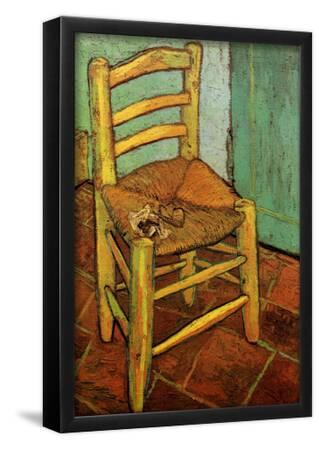 'Vincent Van Gogh (Vincent's chair with pipe) Art Poster Print' Photo ...