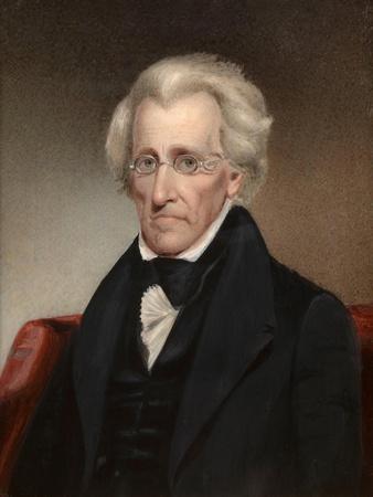'Vintage American History Painting of President Andrew Jackson' Prints ...
