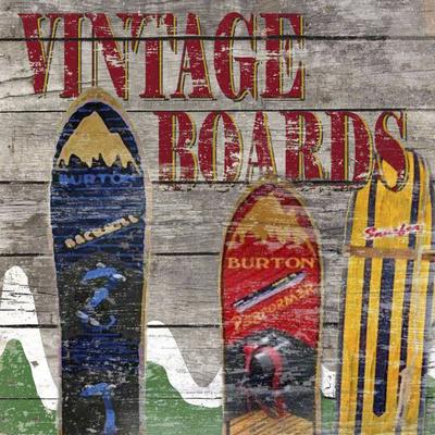 'Vintage boards I' Giclee Print - Karen Williams | AllPosters.com