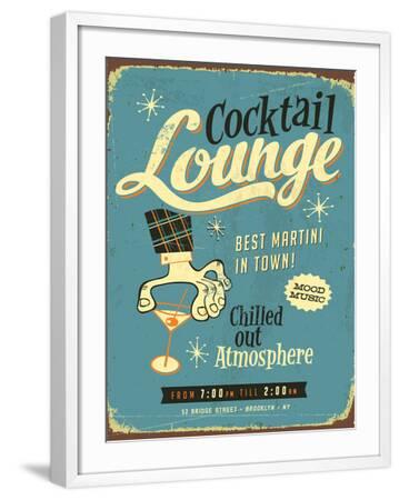 'Vintage Design - Cocktail Lounge' Posters - Real Callahan | AllPosters.com