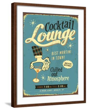 'Vintage Design - Cocktail Lounge' Posters - Real Callahan | AllPosters.com
