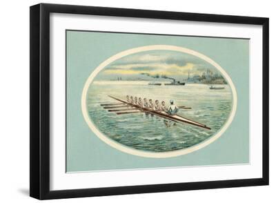 'Vintage Rowing Crew Illustration' Poster | AllPosters.com
