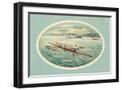 'Vintage Rowing Crew Illustration' Poster | AllPosters.com