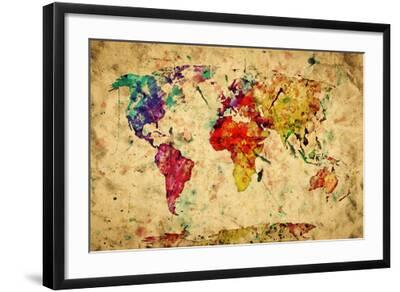 'Vintage World Map' Poster - Michal Bednarek | AllPosters.com