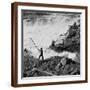 'Dip Net Fishing at Celilo Falls, 1954' Giclee Print - Virna Haffer ...