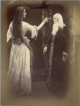 'Vivien and Merlin' Giclee Print - Julia Margaret Cameron | AllPosters.com