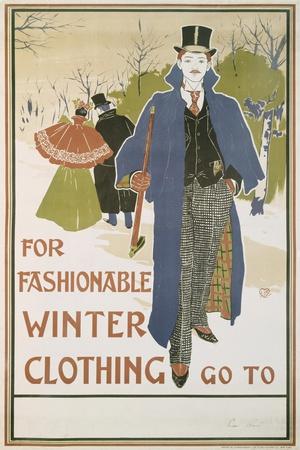 'Von Louis John Rhead (1857-1913) for Fashionable Winter Clothing ...