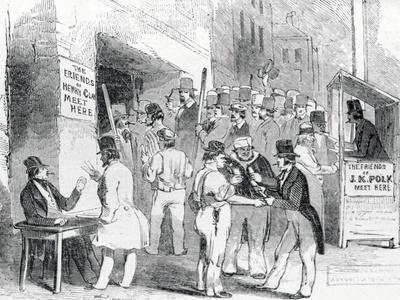 'Voting Scene during Early Presidential Event' Giclee Print ...