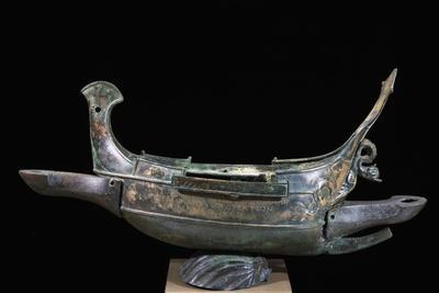 'Votive Ship in Bronze Transformed into Lamp, 232 Ad' Giclee Print ...