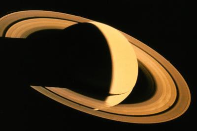 'Voyager 1 Photograph of Saturn & Its Ring System' Photographic Print ...