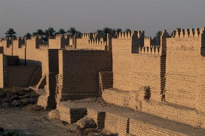 'Walls of Babylon, Iraq, Babylonian Civilization, 2nd Millennium - 6th ...