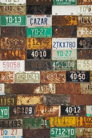 'Building with License Plate Siding, Crested Butte, Colorado, USA ...