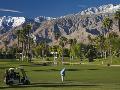 California, Palm Springs, Desert Princess Golf Course and Mountains ...