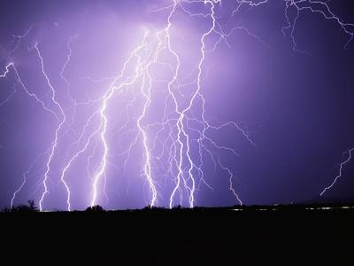 'Lightning Bolts' Photographic Print - Warren Faidley | AllPosters.com