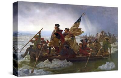 'Washington Crossing the Delaware (cropped)' Stretched Canvas Print ...