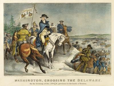 'Washington, Crossing the Delaware, on the Evening of Dec.25Th 1776 ...