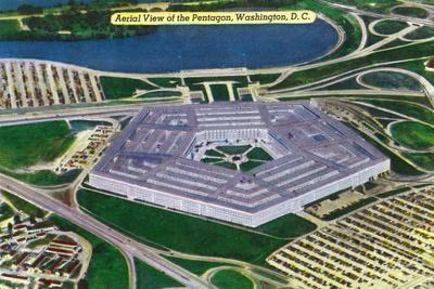 'Washington DC, Aerial View of the Pentagon Building' Prints - Lantern ...