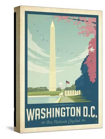 'Washington, DC' Stretched Canvas Print - Anderson Design Group ...
