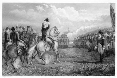 Washington Taking Command of the Army at Cambridge, 1775 by J. Rogers ...