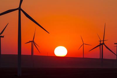 'Washington, Walla Walla. Windmills. Stateline Wind Project ...