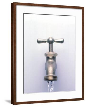 'Water Coming Out of a Faucet' Photographic Print - Chris Rogers ...