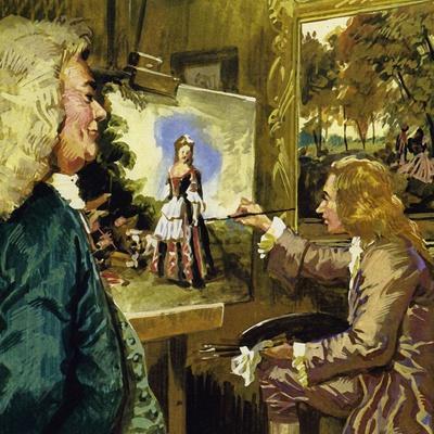 'Watteau Painting the Dance' Giclee Print | AllPosters.com