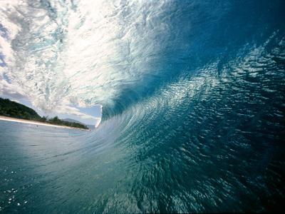 'Wave Splashing in the Sea' Photographic Print | AllPosters.com