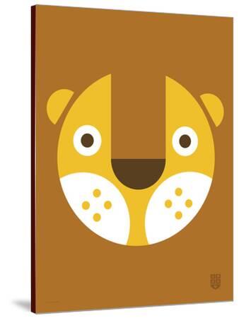 'Wee Alphas Faces, Leo' Stretched Canvas Print - Wee Society ...