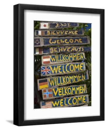 'Welcome Signs, Laem Tong Beach, Phi Phi Don Island, Thailand ...