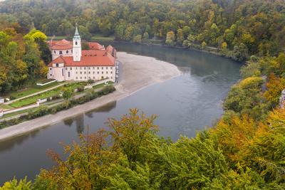 'Weltenburg Monastery and the Danube Gorge During Fall. Germany ...