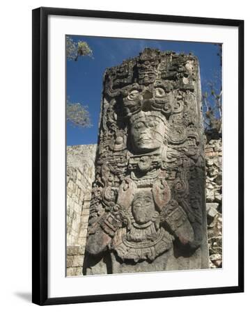'West Court, Stela P, Copan Archaeological Park, Copan, UNESCO World ...