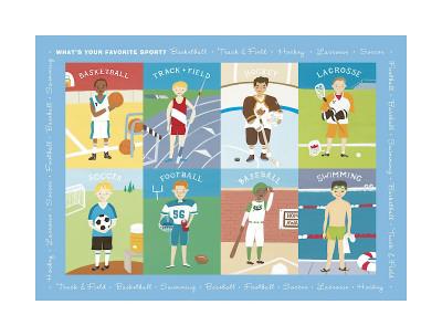 'What's Your Favorite Sport?' Giclee Print - Catrina Genovese ...