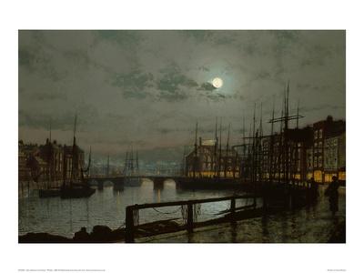 'Whitby' Giclee Print - John Atkinson Grimshaw | AllPosters.com