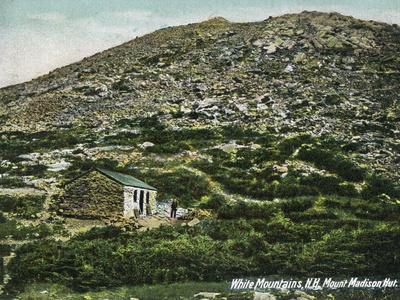 'White Mountains, New Hampshire, View of Mount Madison Hut' Prints ...