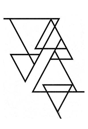 'White Triangle' Posters - Gigi Louise | AllPosters.com