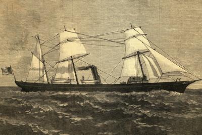 'William B. Astor's Yacht Nourmahal' Giclee Print - F.C. Schell ...