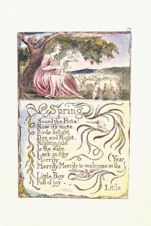 'Spring, 1789' Giclee Print - William Blake | AllPosters.com