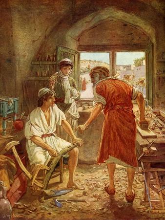Jesus as a young man - Bible Giclee Print - William Brassey Hole ...