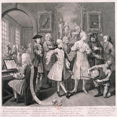 'A Rake's Progress, 1735' Giclee Print - William Hogarth | AllPosters.com