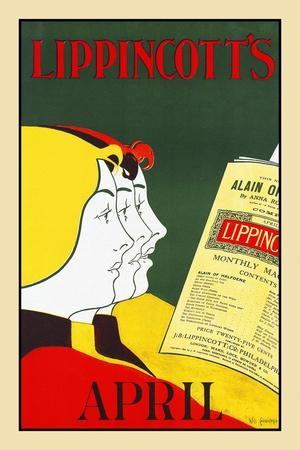 'Lippincott's April' Posters - William L. Carqueville | AllPosters.com